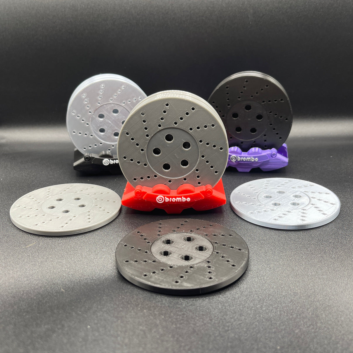 Brembo Brake Caliper Rotor Coaster Set – ludebehavior