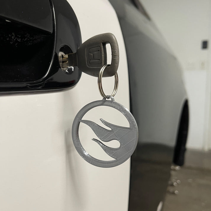 Hotwheels Flame Treasure Hunt Keychain – ludebehavior